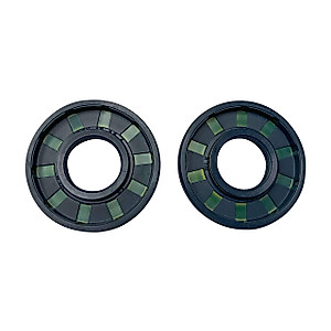 ENGINERUN Crankshaft Crank Shaft Oil Seals (2 Pack) Compatible with Husqvarna Chainsaw Parts 455 455E 455 Rancher 460 OEM 503261901 503 26 19-01