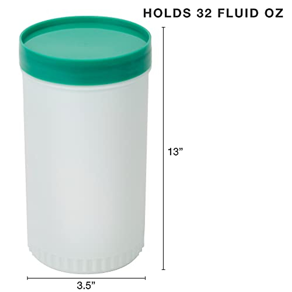 Cocktailor 32 FL OZ. Colorful Juice Pouring Spout Bottle | Plastic Barware for Bars & Event | 7 Count - 1 Bottle per Color