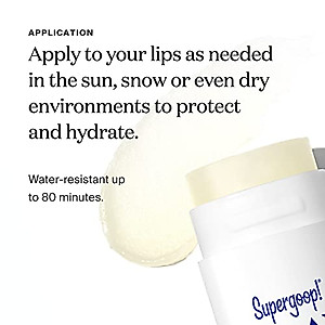 Supergoop! PLAY Lip Shield SPF 30 with Coconut - Pack of 2 - Moisturizing Lip Treatment For Dry Cracked Lips - Clean Ingredients & Broad Spectrum UV Protection
