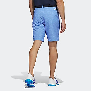 adidas Men's Ultimate365 Printed 9 Inch Golf Shorts, Blue Fusion, 32