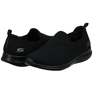 Skechers womens Ultra Flex - Harmonious Sneaker, Black 3, 10 US