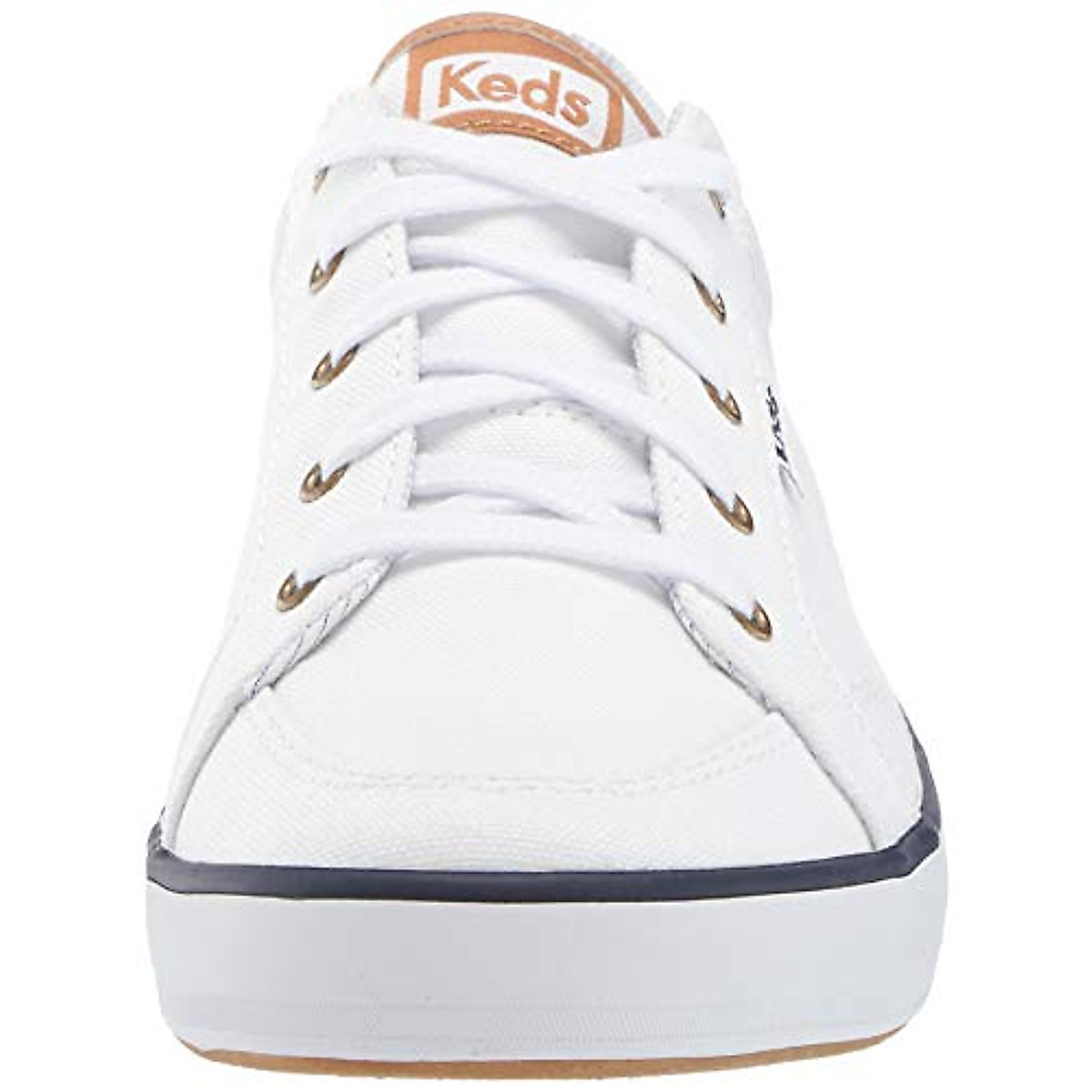 Keds Women's Center Sneaker, White/Grey, 9
