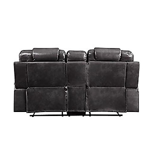 Acme Furniture Braylon Love Seats, Magnetite