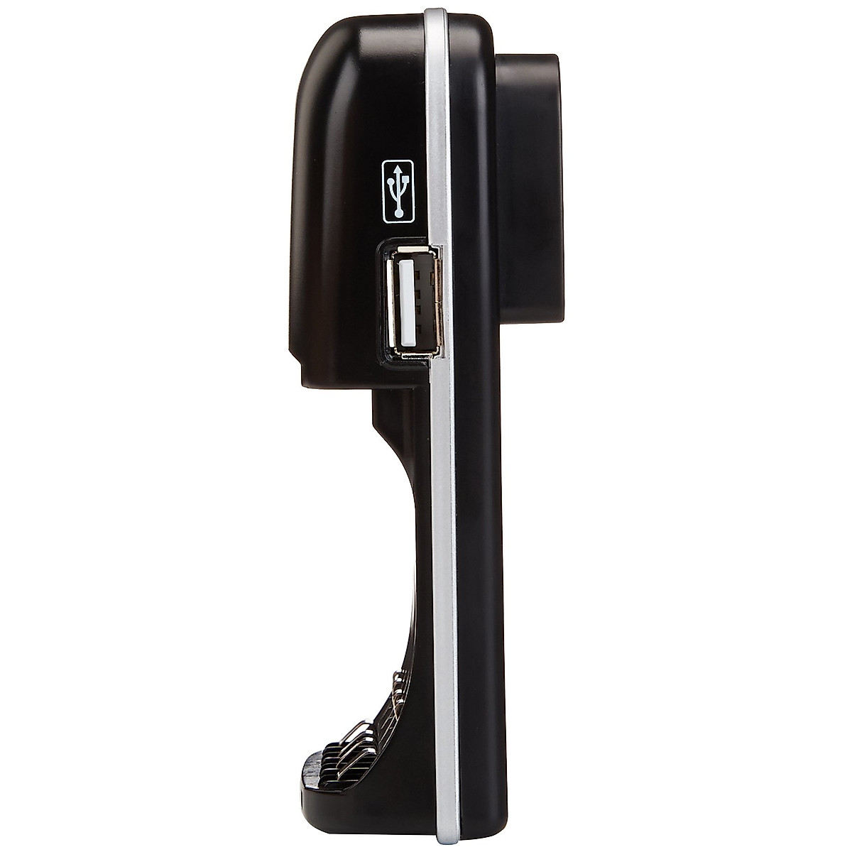 Amazon Basics Battery Charger for AA & AAA Nickel-Metal Hydride batteries (Ni-MH) With USB Port, Black