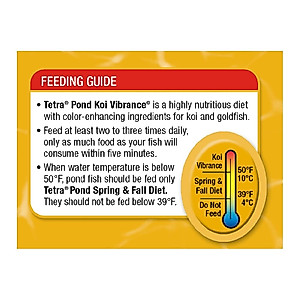 TetraPond Koi Vibrance, Soft Sticks, Easy to Digest Floating Pond Food, 3.31 lbs