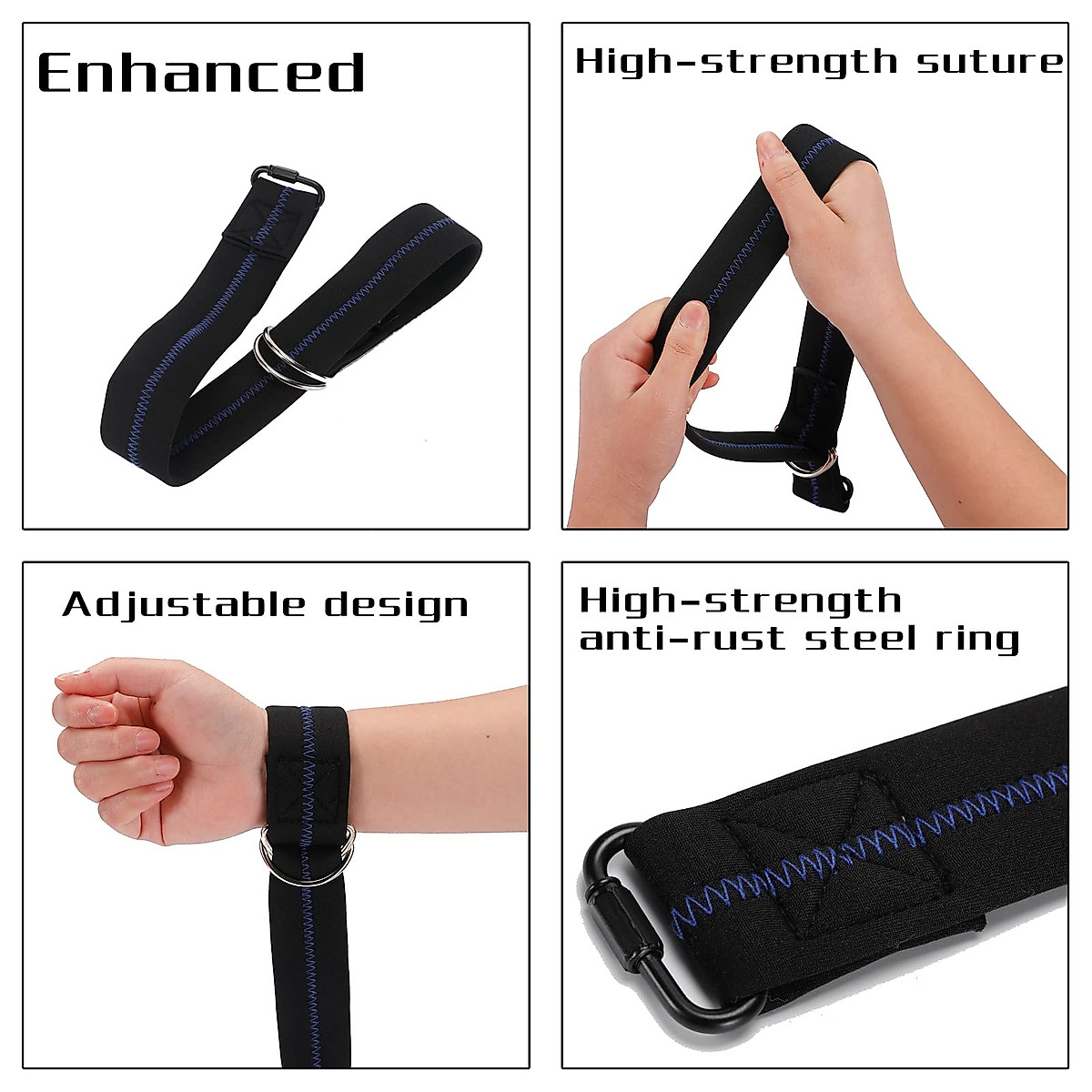 MoBearer Baby Stroller Safety Wrist Strap or Large Dog Leash,Straps Hands Leash for Stroller or Wheelchair Security-Accessory for Child Safety or Large Dog