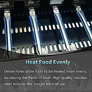 Barbqtime 2 Burner Grill Replacement Parts for Nexgrill Grill 720-0864,720-0864m, 720-0864r,10 PCS Grill Flame Tamers & Igniters & Burners Replacement for Nexgrill