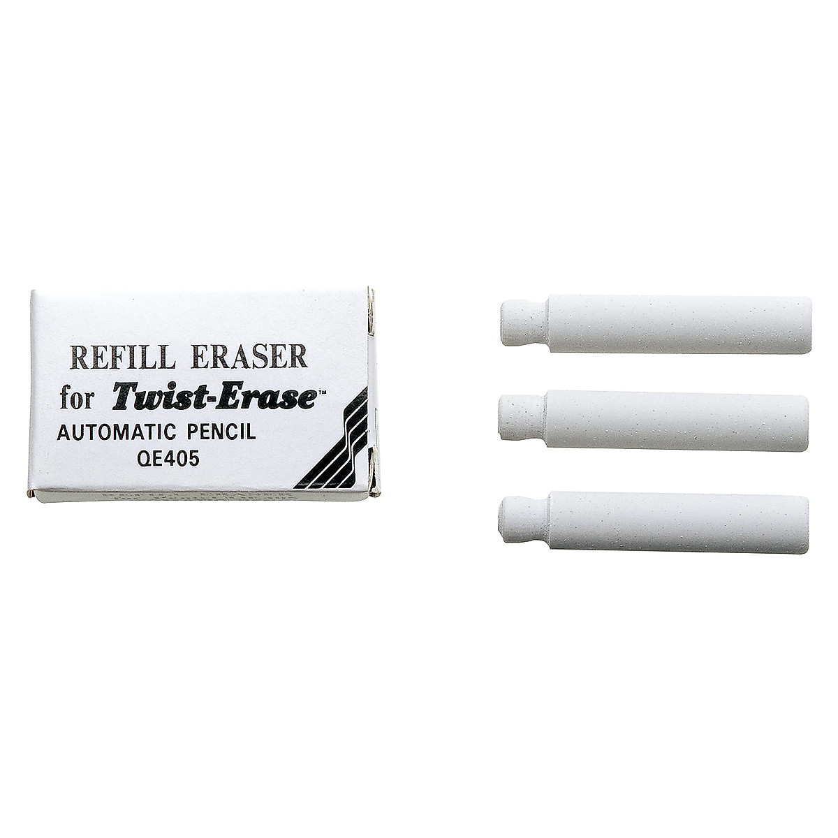 Pentel Refill Erasers For Pentel Twist-Erase Series Pencils - Pack of 36 (E10)