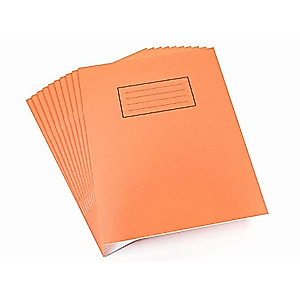 Silvine Exercise Book 5mm Squares 80 Pages 229x178mm Orange Ref EX105 [Pack of 10]