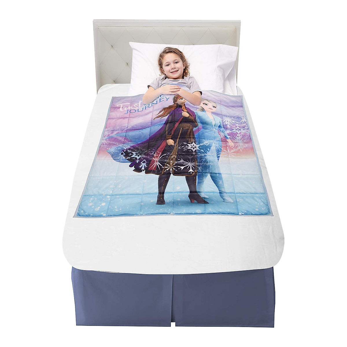 Franco Kids Bedding Super Soft Plush Weighted Blanket, 36 in x 48 in 4.5 lb, Disney Frozen 2