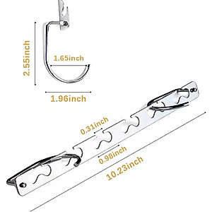 RWeLit Pack of 6 Magic Clothes Hangers Space Saving Hangers for Heavy Clothes Smart Closet Saver – Stainless Steel - Cascading Hangers Wardrobe Organizer Clothing Hanger Organizer Closet Space Saver