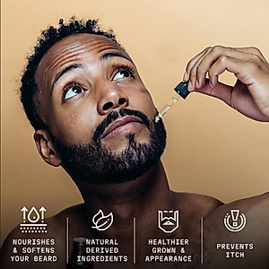 Striking Viking Beard Oil Conditioner, Unscented for Men (Large 2 oz) - All-Natural Argan & Jojoba Formula - Softens, Smooths & Strengthens Beard Growth