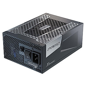 Seasonic Prime TX-1300, 1300W 80+ Titanium, Full Modular, Fan Control in Fanless, Silent, and Cooling Mode, 12 Year Warranty, Perfect Power Supply for Gaming and High-Performance Systems, SSR-1300TR.