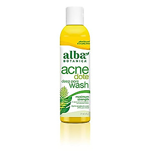 Alba Botanica Acnedote Maximum Strength Deep Pore Wash, 6 Oz