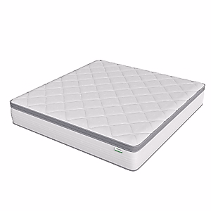 Novilla Twin Mattress, 10 Inch Twin Hybrid Mattress for Kids, Pocket Innerspring Pillow Top Mattress Twin for Motion Isolation, Pressure Relief & Edge Support, Medium Firm Feel