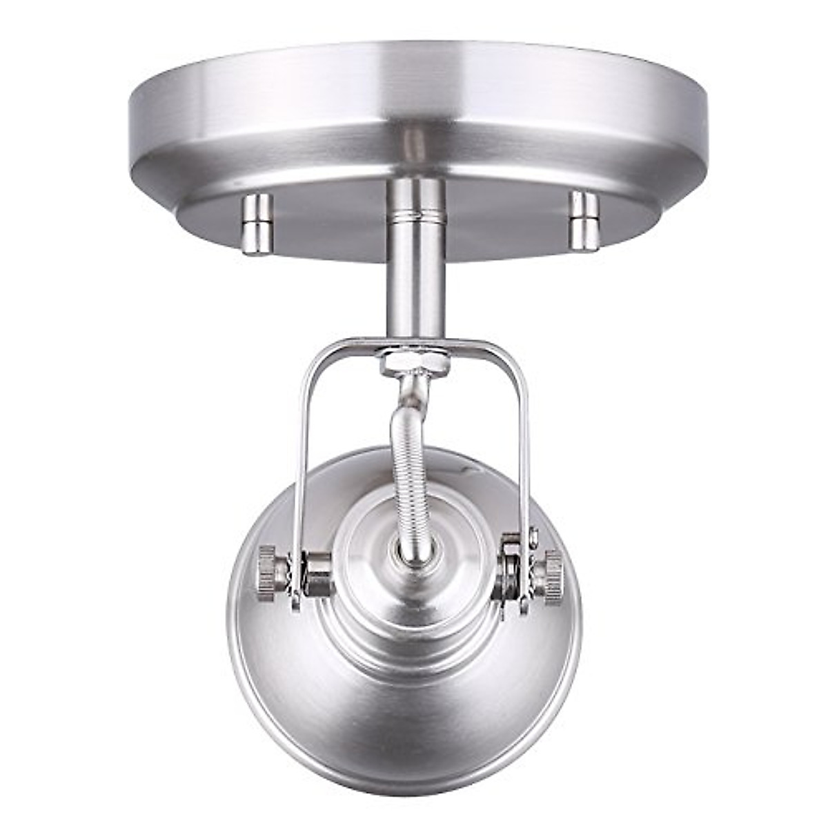 CANARM ICW622A01BN10 LTD Polo 1 Light Ceiling/Wall, Brushed Nickel with Adjustable Head