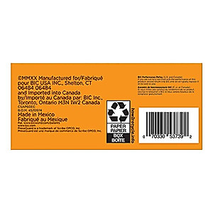 BIC PrevaGuard Clic Stic Ballpoint Pen, Black, 60-Count