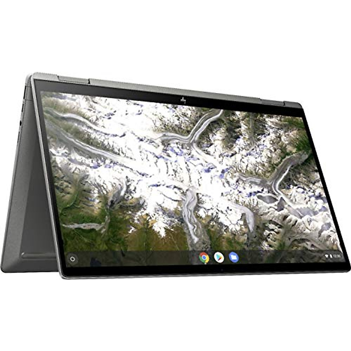 HP Chromebook x360 2-in-1 Laptop 14" FHD IPS WLED Touchscreen Intel i3-10110U 8GB DDR4 64GB eMMC Fingerprint Reader Backlit Keyboard B&O ChromeOS + USB-C Adapter