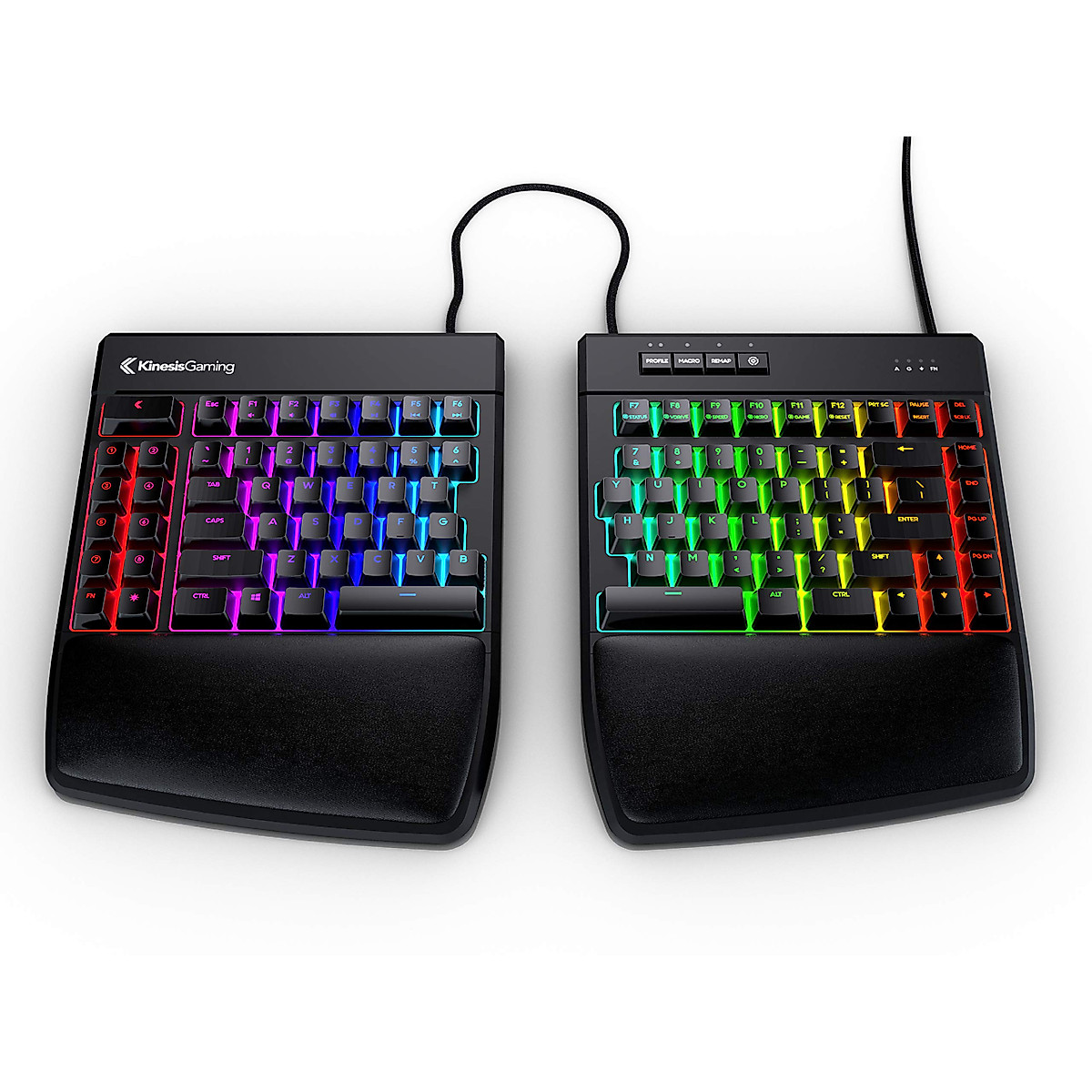 KINESIS GAMING Freestyle Edge RGB Split Mechanical USB Keyboard (MX Brown)
