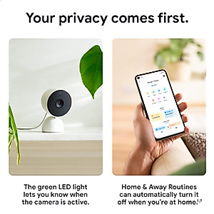 Google Nest Security Cam (Wired) - 2nd Generation - Snow (Renewed)