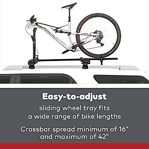 YAKIMA, ForkLift Fork Mount Bike Carrier for Roof Racks, 1 Bike Capacity