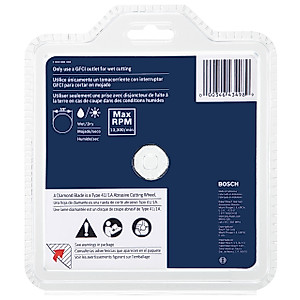 BOSCH DB4541S 4-1/2 in. Standard Segmented Rim Diamond Blade with 7/8 in. Arbor for Universal Rough Cut Wet/Dry Cutting Applications in Pavers, Soft Brick, Concrete/Block