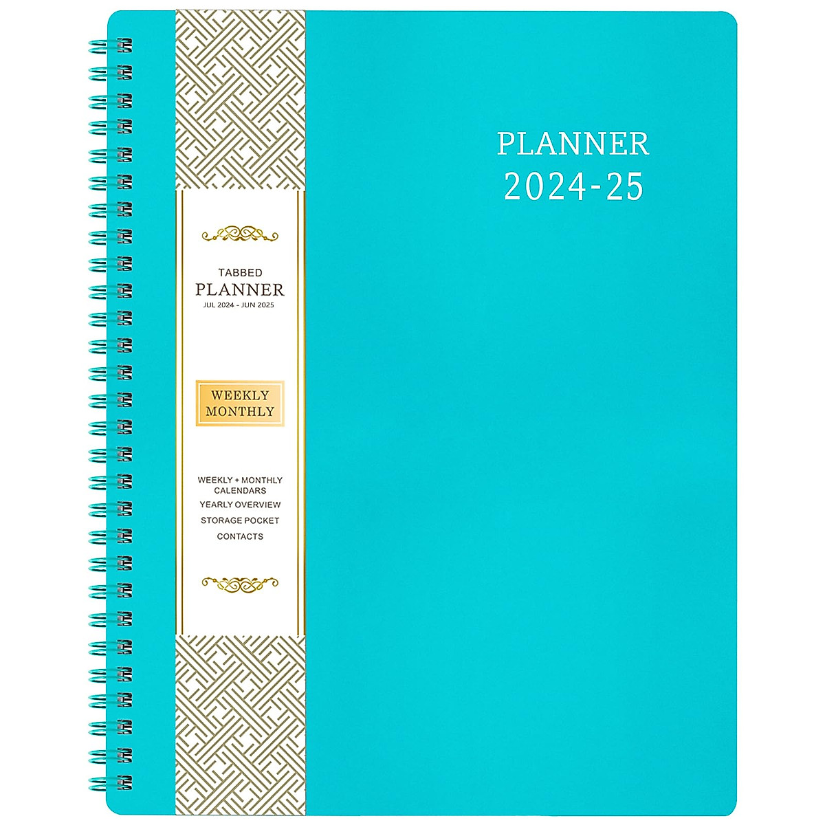 2024-2025 Planner - Jul. 2024 - Jun. 2025, 8" x 10", Planner 2024-2025, Weekly & Monthly Planner 2024-2025, Flexible Cover, to-Do List, Twin-Wire Binding