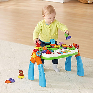 VTech GearZooz 2-in-1 Jungle Friends Gear Park (Frustration Free Packaging), Multicolor