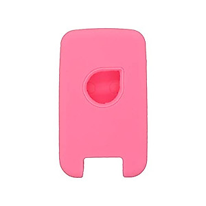 SEGADEN Silicone Cover Protector Case Holder Skin Jacket Compatible with VOLVO 6 Button Smart Remote Key Fob CV4782 Pink