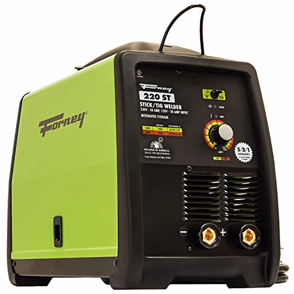 Forney 326 220 St Arc Welder, 230/120V, 220 Amp, Green