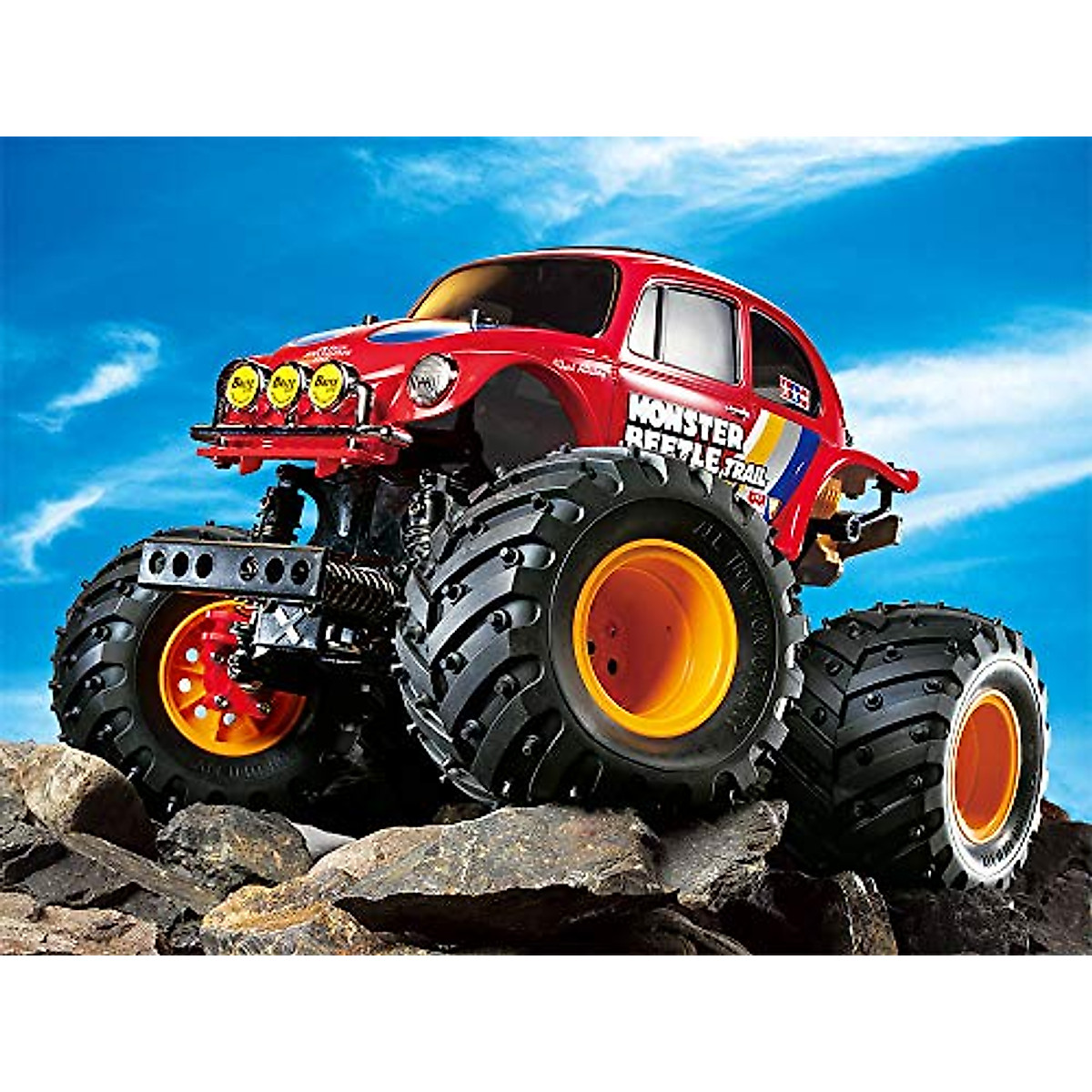 Tamiya 58672 RC Monster Beetle Trail 4x4 Kit, with Gf-01TR Chassis