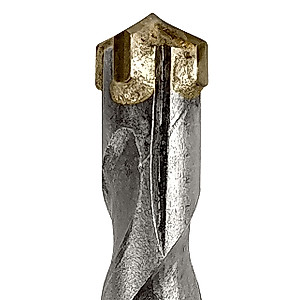 1/2 inch x 24 inch (Approx.) 4 Cutter Masonry Bit Carbide Tipped Carbon Steel