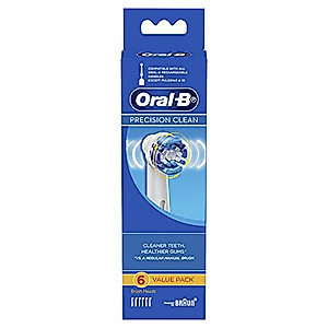 Braun Oral-B Precision Clean Refill Replacement Rechargeable Toothbrush Heads 6 In Pks