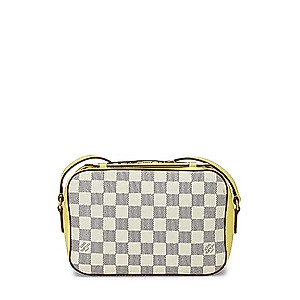 Louis Vuitton, Pre-Loved Yellow Damier Azur Saintonge, Yellow