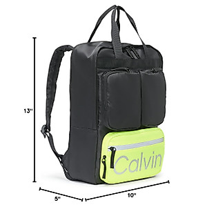 Calvin Klein Women's Casual Lightweight Backpack, Black, One Size