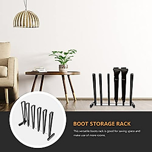 Cabilock Snow Boots Stands Shoe Shelf Shelf Boots Shelf Holder Metal Boot Racks boot holder stand Tall Boots Storage Boot Storage Racks Metal Metal Rack
