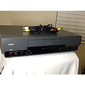 RCA VR327 VCR Video Cassette Recorder 4-Head Hi-Fi Stereo VHS Player. On-Screen Programming. Works Great. Comes with A/V Cable for TV Connection