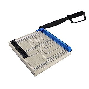 TEXALAN 12” A4 Paper Cutter Multi-Purpose Trimmer for Copper Sheet, Leather, Plastic Sheet, Iron Sheet, Non-Woven Fabric 12 Sheets 80-Gram Paper