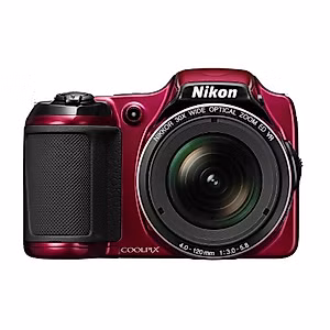 Nikon COOLPIX L820 16 MP CMOS Digital Camera with 30x Zoom Lens and Full HD 1080p Video (Red) (OLD MODEL)