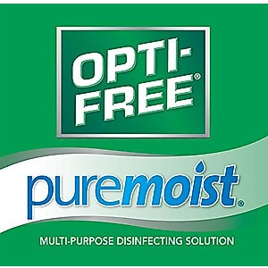 Opti-Free Puremoist Multi-Purpose disinfecting Solution with Lens case, 16 Fl Oz