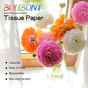 BOUBONI 160 Sheets Green Tissue Paper for Gift Bags 11.5 x 8 inch Saint Patrick's Day Wrapping Paper Art Paper Crafts Suitable for Christmas Birthday Party Wedding Festival Flowers Projects