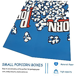 TOYANDONA 100pcs Popcorn Boxes Popcorn Popcorn Box Disposable Containers Food Container Microwave Popcorn Carnival Popcorn Bags Popcorn Container Popcorn Paper Bags Popcorn Boxes for Party