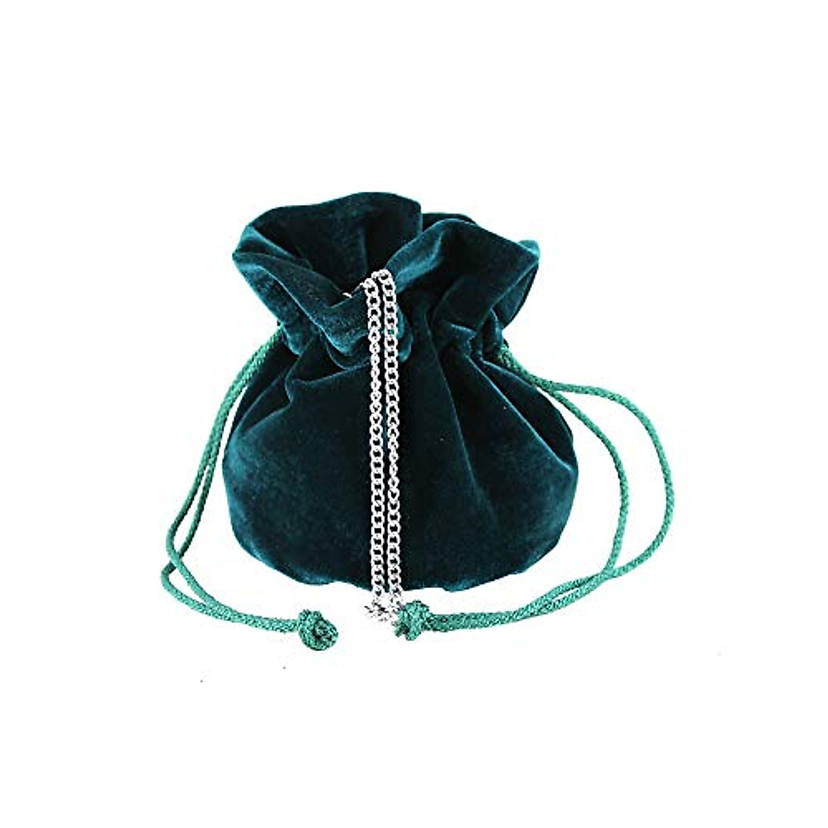 LONI British Hand Made Fantasy Suede Velvet Drawstring Clutch Shoulder Cross-body Bag