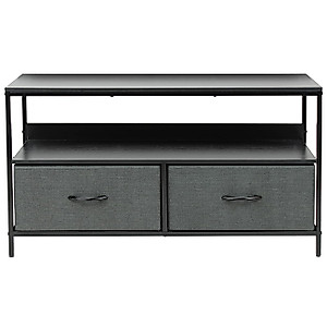 Sorbus TV Stand Dresser with 2 Drawers - Television Riser Chest with Storage - Bedroom, Living Room, Closet, & Dorm Furniture