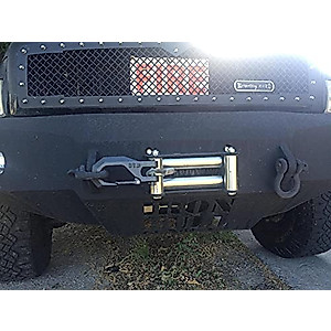 HFT BADLAND 12000 Lb. Winch Hook (6 Ton) Ultra Strong Forged High Strength Alloy Steel Winch Hook Clip 1-1 12 inch Capacity Latch