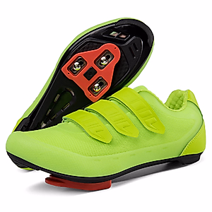 Mens Womens Indoor Cycling Shoes Compatible with Peloton Bike Shoes Cycling Shoes with Delta Cleats Clip Outdoor Pedal SPD Road Bike Shoes,Blue