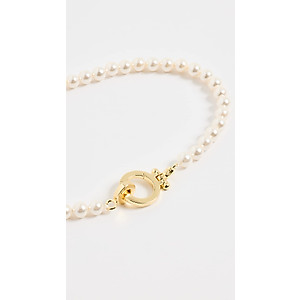 gorjana Women's Parker Pearl Bracelet, Gold, One Size