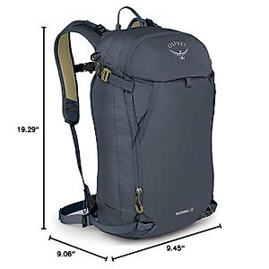 Osprey Sopris 20 Women's Ski Backpack, Tungsten Grey, One Size