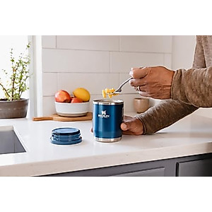 Stanley Adventure To-Go Food Jar 18 oz | Vacuum Insulated Thermos Food Container | Wide Mouth Screw On Lid | Packable for Travel | Stainless Steel with Leakproof Lid | BPA-Free | Tigerlily Plum