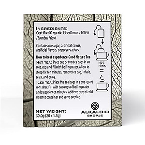 Good Nature Organic Elderflower Tea, 1.07 Ounce